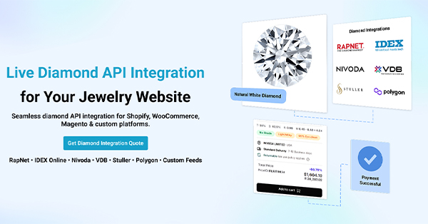 Diamond API Integration for Jewelry Websites | RapNet, IDEX ...